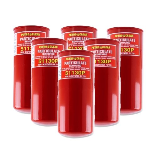 Petro-Clear 51130P 6-Pack Champion Filter 5x11, 30 Micron Diesel - Fast ...
